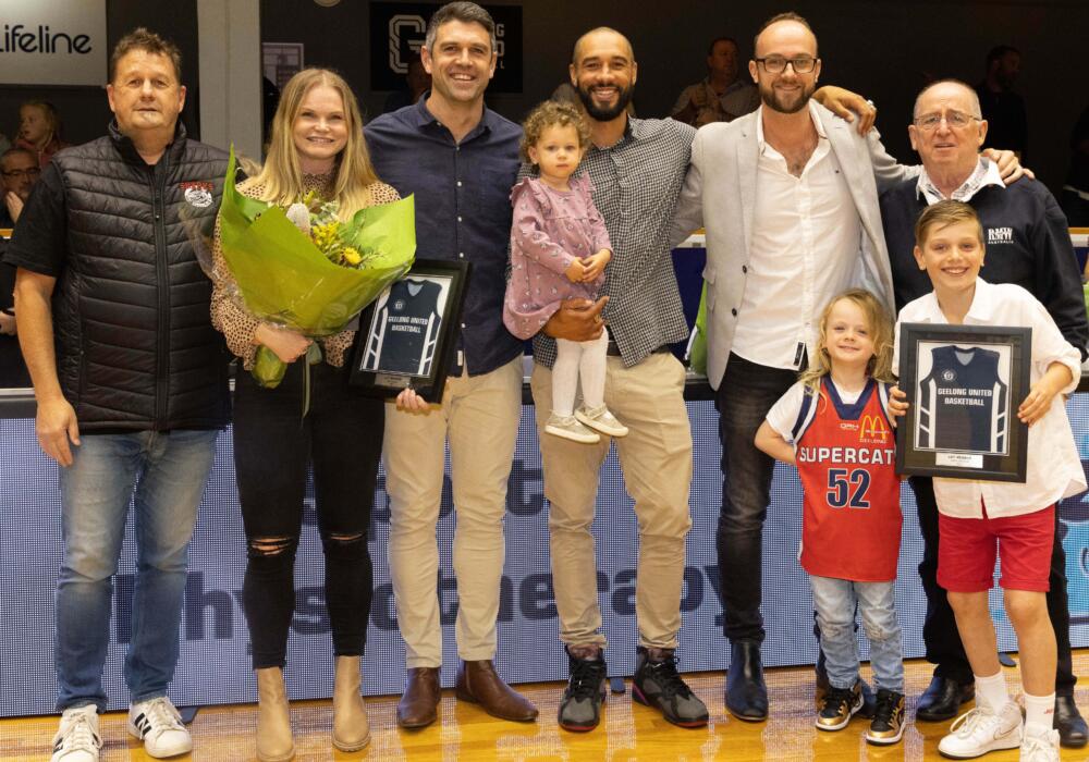 Life Membership for Supercats greats - Geelong United Basketball